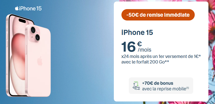 Acheter un iPhone à 1€ chez Bouygues Telecom